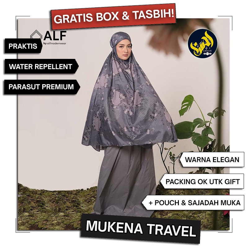 Jual Mukena Mini Travel Pouch Parasut Premium Dewasa Alif MKN-202 Motif ...