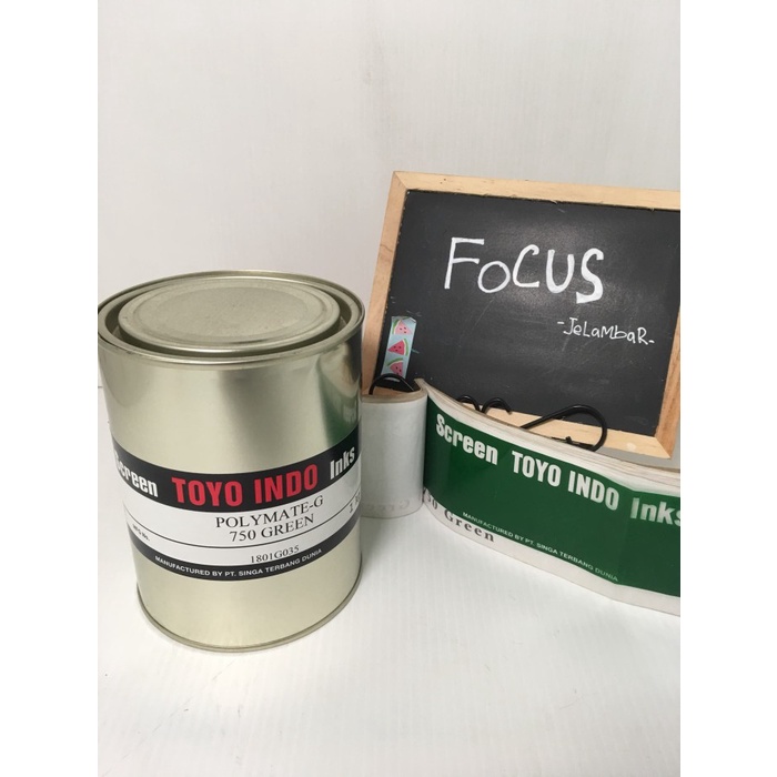 Jual Toyo Polymate G 750 Green. Toyo Hijau. Cat Sablon Plastik | Shopee ...