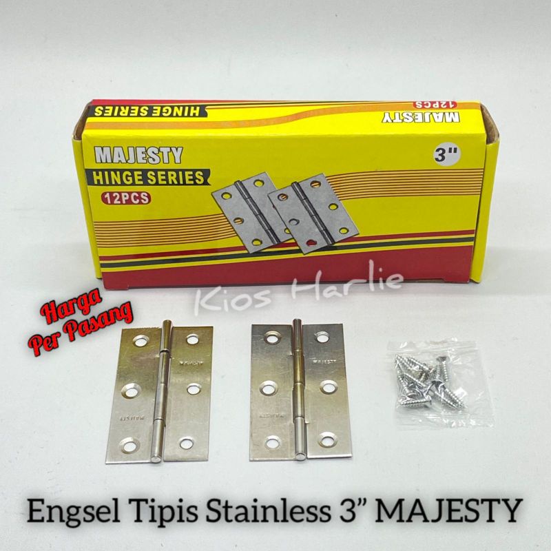 Jual engsel tipis stainless, engsel tipis Majesty, engsel tipis ...
