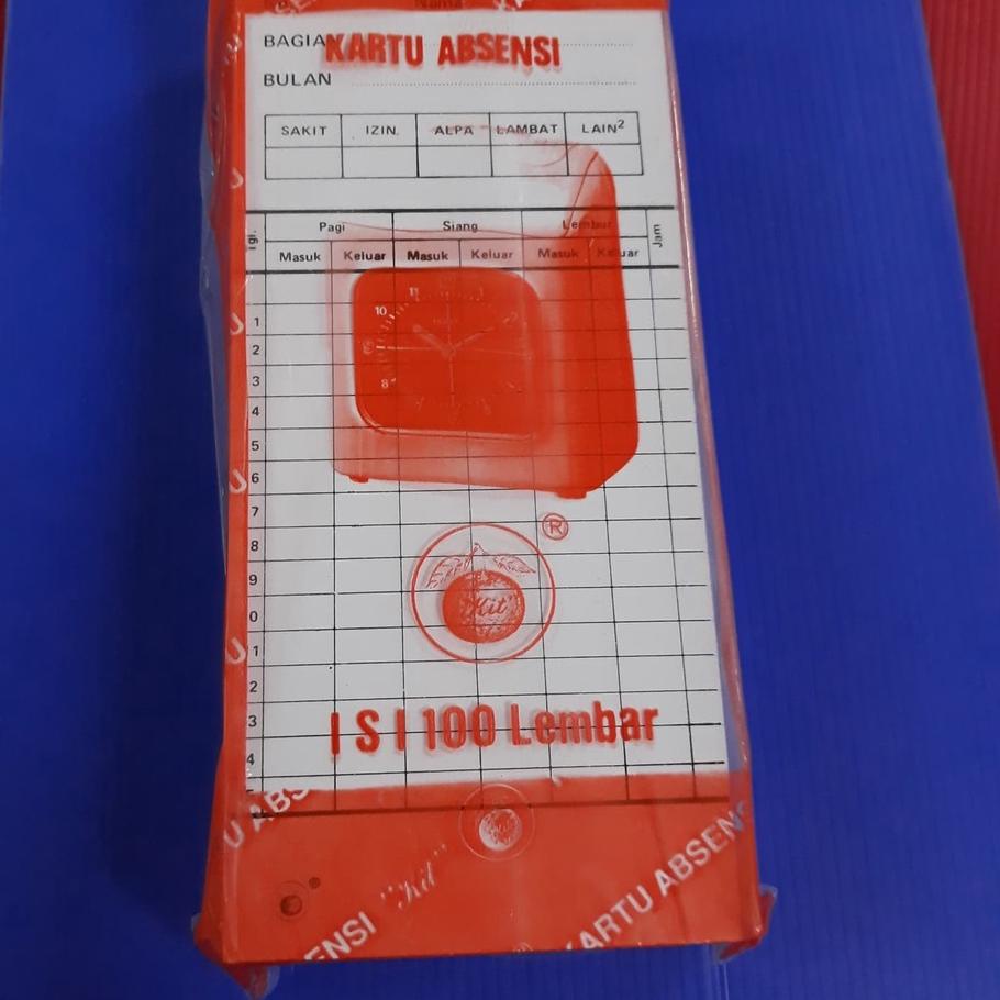 Jual Stok Baru Kartu absensi untuk mesin absen amano dan sejenisnya ...