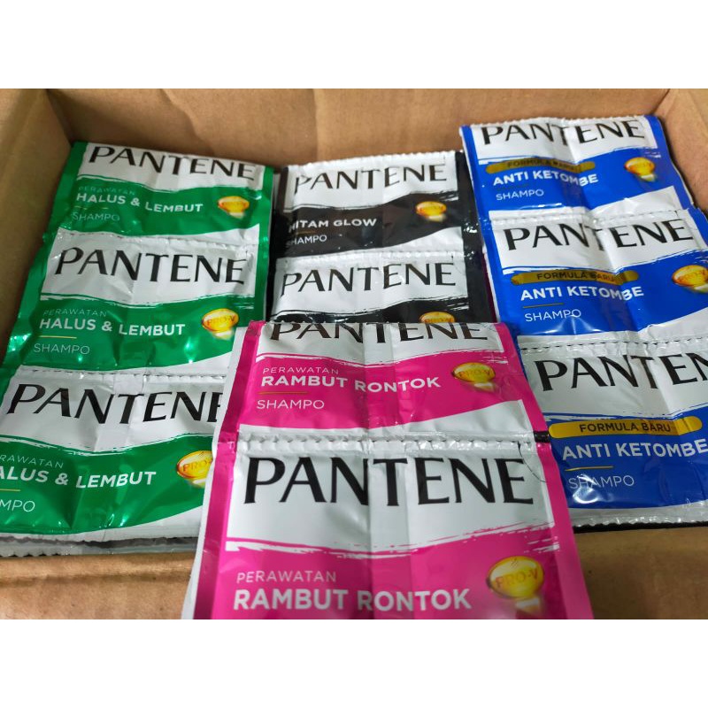 Jual PANTENE Shampo SHAMPOO RENCENG (10ml x 12 sachet ) Renteng ...