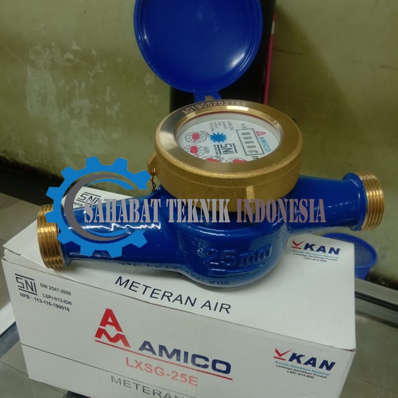 Jual Water Meter Amico SNI size 1 inch. C.W tera | Shopee Indonesia