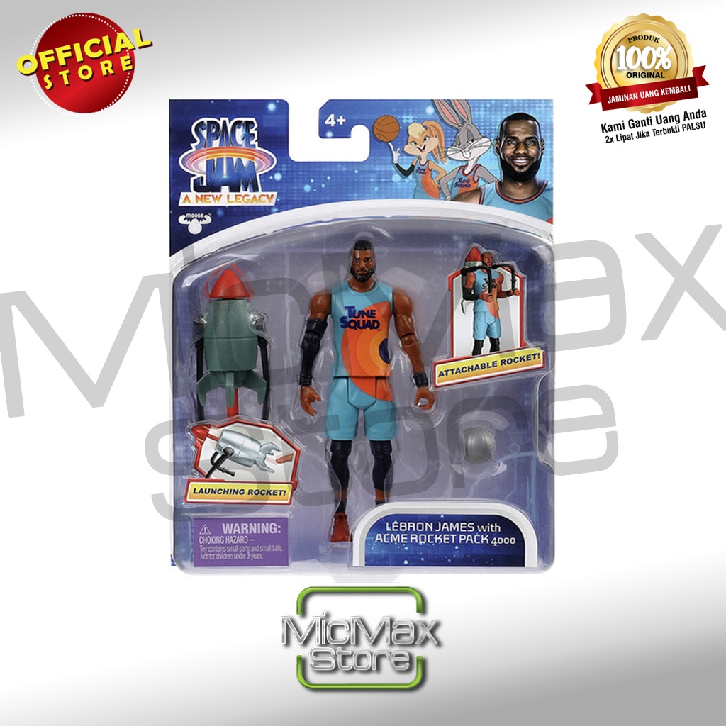 Jual Space Jam A New Legacy Lebron James with Acme Rocket Pack 4000 ...