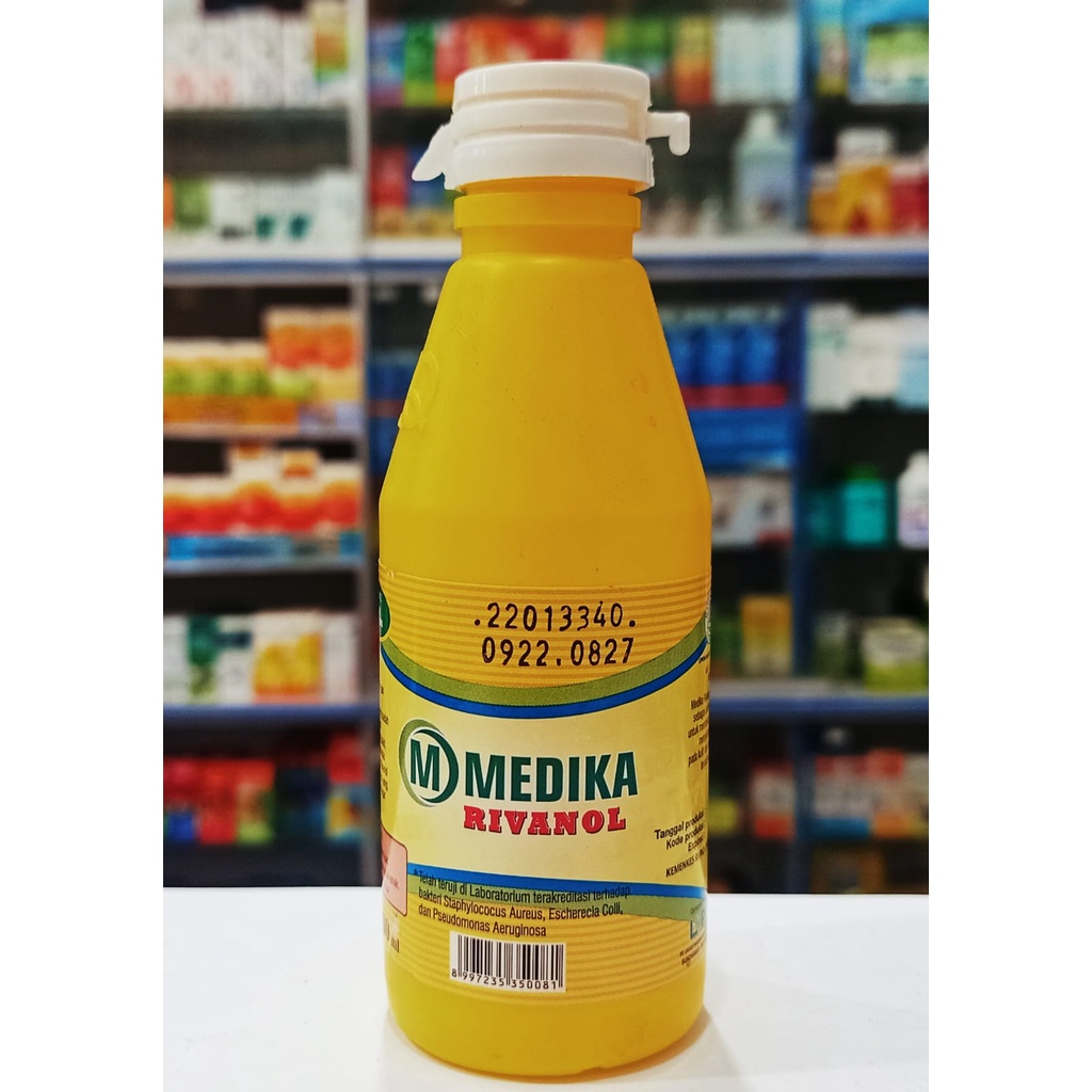 Jual Rivanol Medika 𝟏𝟎𝟎𝐌𝐋 - Cairan Antiseptik Pembersih Luka | Shopee ...