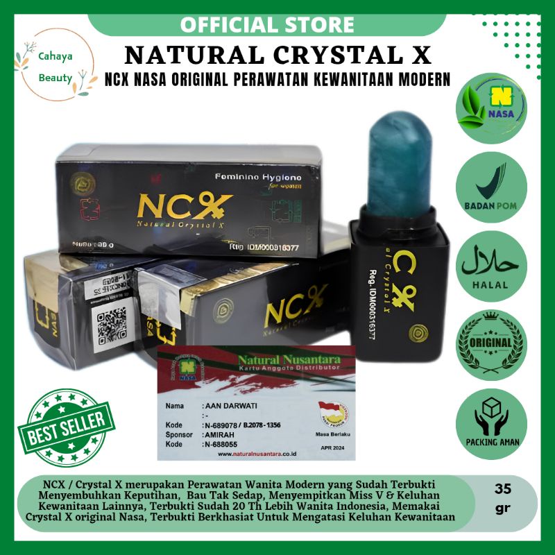Jual NCX Crystal X Asli Nasa NCX Ori Nasa Cristal X Original Kristal x ...