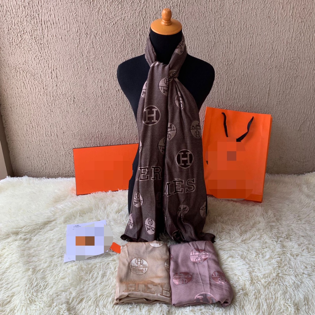 Jual LUXY LX4018 SCARF SELENDANG WANITA / SYAL FREE PAPERBAG + BOX ...