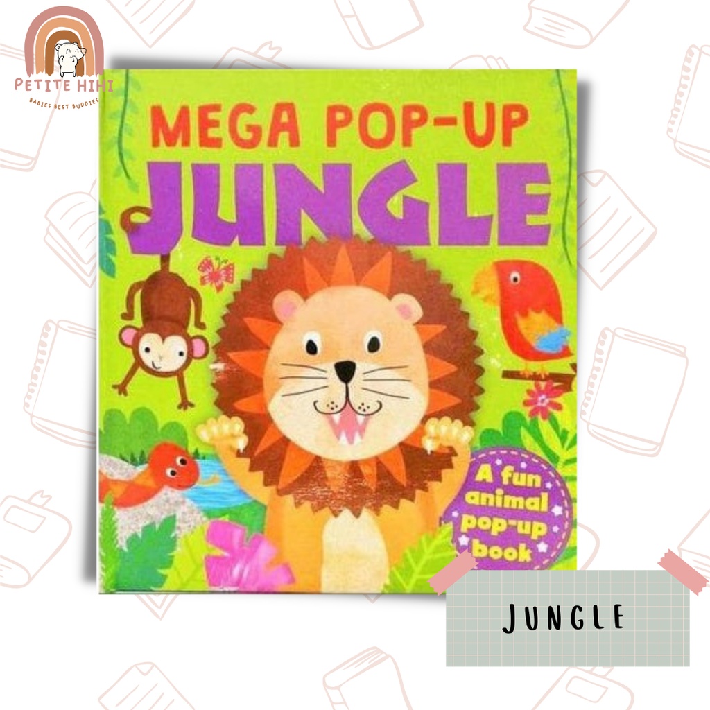 Jual BBW - A Fun Animal Pop-up Book - Mega Pop Up Jungle / Mega Pop Up Farm | Shopee Indonesia