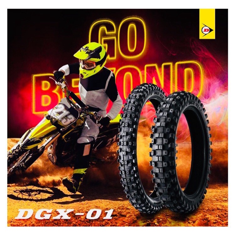 Jual Ban Motor Trail Motocross Dunlop DGX-01 100/100-18 + Ban Dalam ...