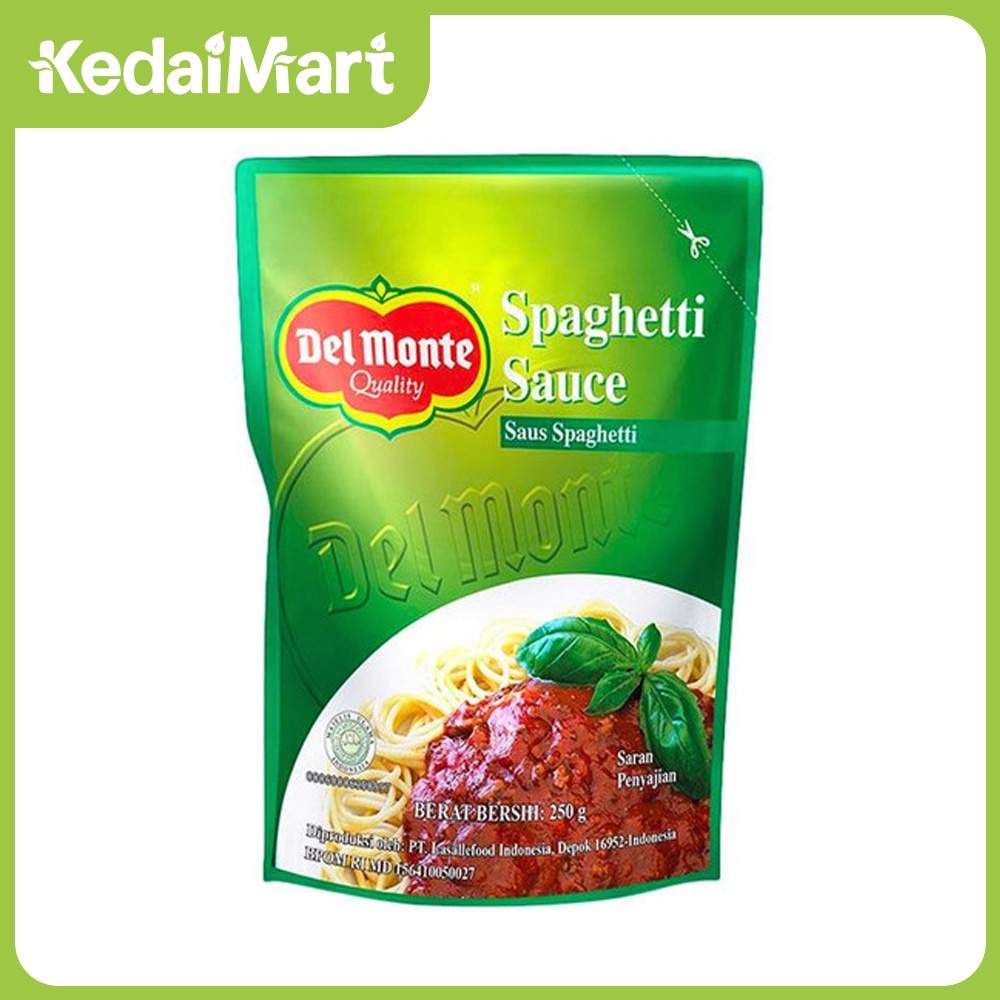 Jual Delmonte Saus Spaghetti Pouch 250 Gram | Shopee Indonesia