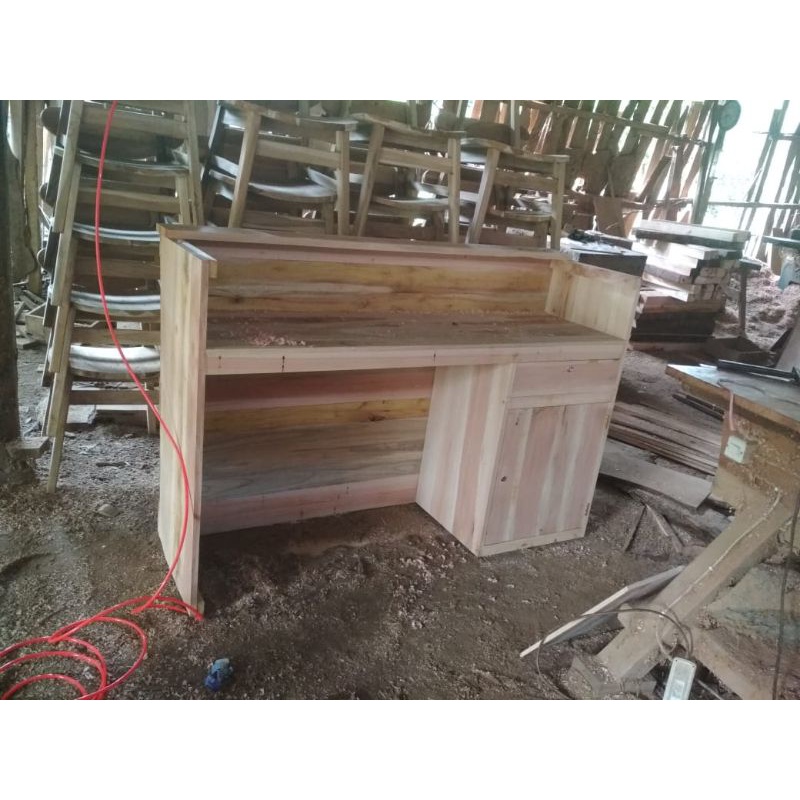 Jual MEJA LAPAK MEJA JUALAN CUSTOM PANJANG 130CM | Shopee Indonesia