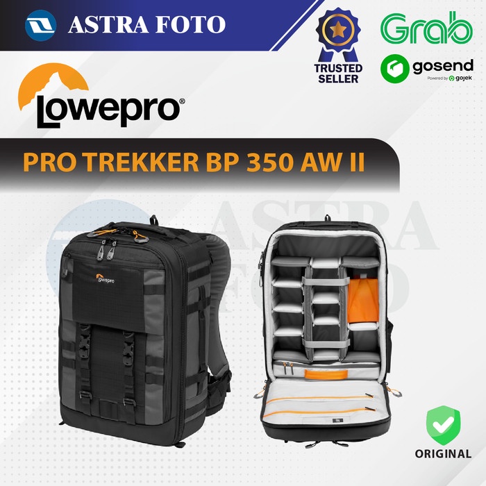 Jual Lowepro Pro Trekker BP 350 AW II Backpack (GREY) | Shopee Indonesia