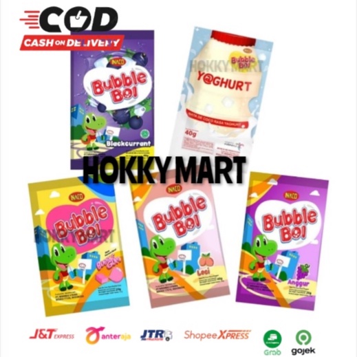Jual ( HOKKY ) Inaco Bubble Boi Yogurt 40gr Nata De Coco Lychee Anggur ...