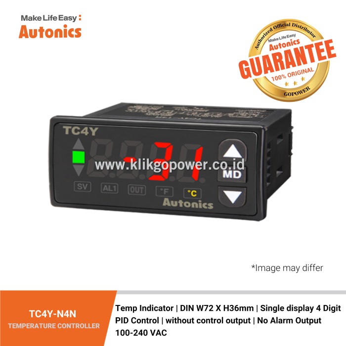 Jual Inte Autonics Temperature Tc4Y-N4N | Shopee Indonesia