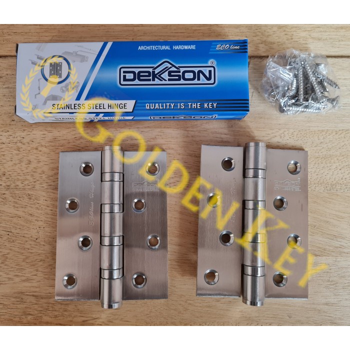 Jual ENGSEL KUPU HINGE PINTU DEKSON DEKKSON 4 INCH ESS EL 4X3X3MM 4BB ...