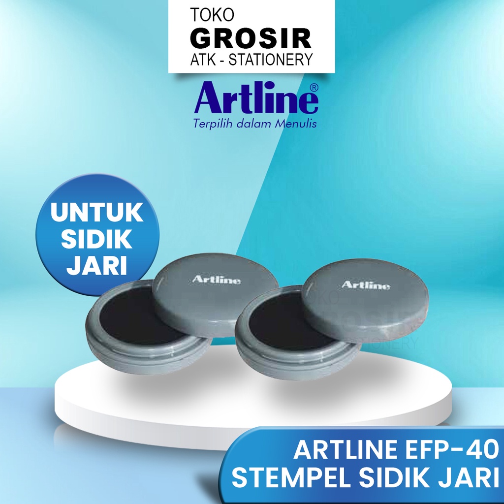 Jual ARTLINE Bantalan Stempel Sidik Jari Cap Jempol Notaris Tinta EFP ...