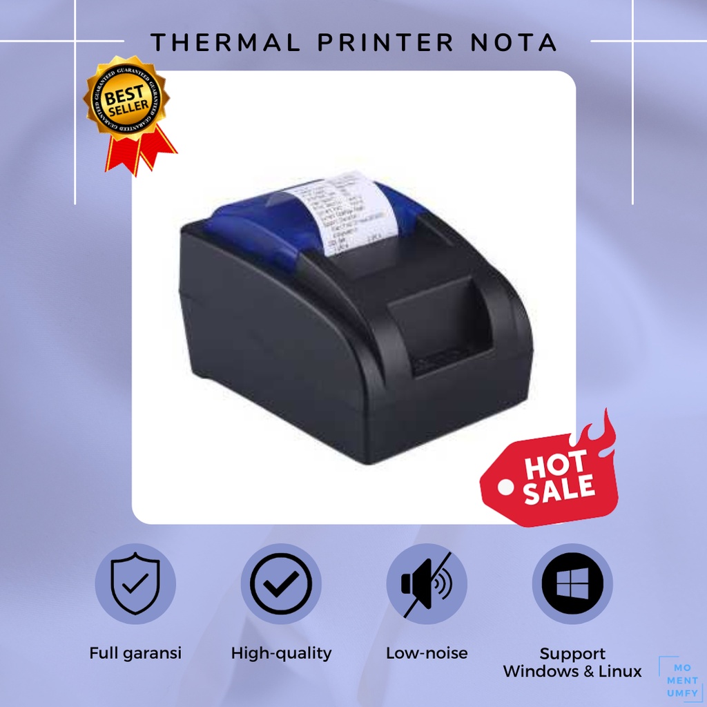 Jual Mesin Mini Portable Kertas Printer Label Termal Thermal Struk ...