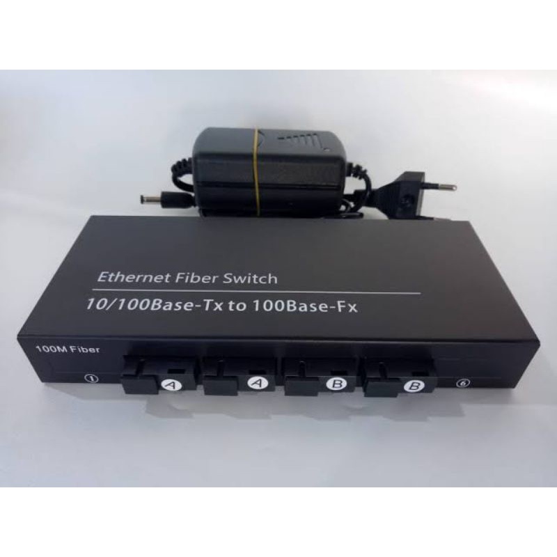 Jual Media Converter Switch Fiber Optic FO 4 SC 2 Lan RJ45 | Shopee ...