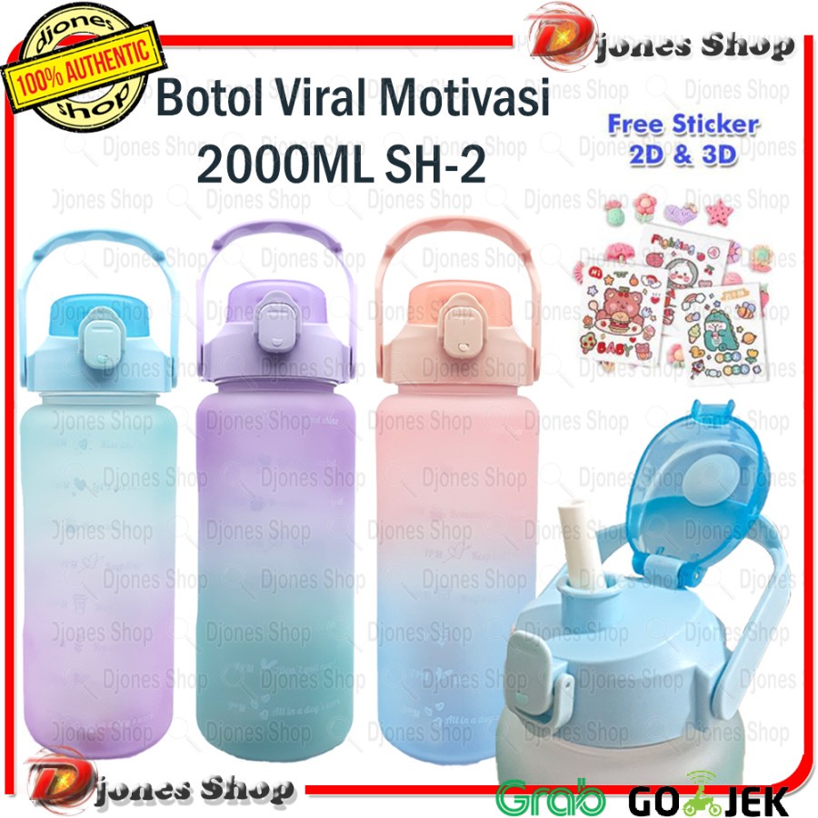 Jual Botol Minum 2 Liter Botol Minum Viral Botol Pelangi Botol Minum