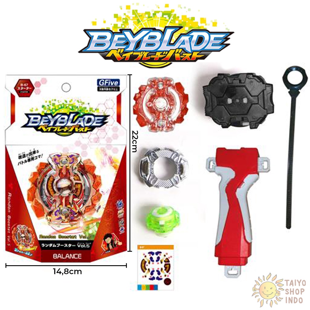Jual TAIYO Mainan Anak Beyblade Burst Set Booster Starter Gangsing ...