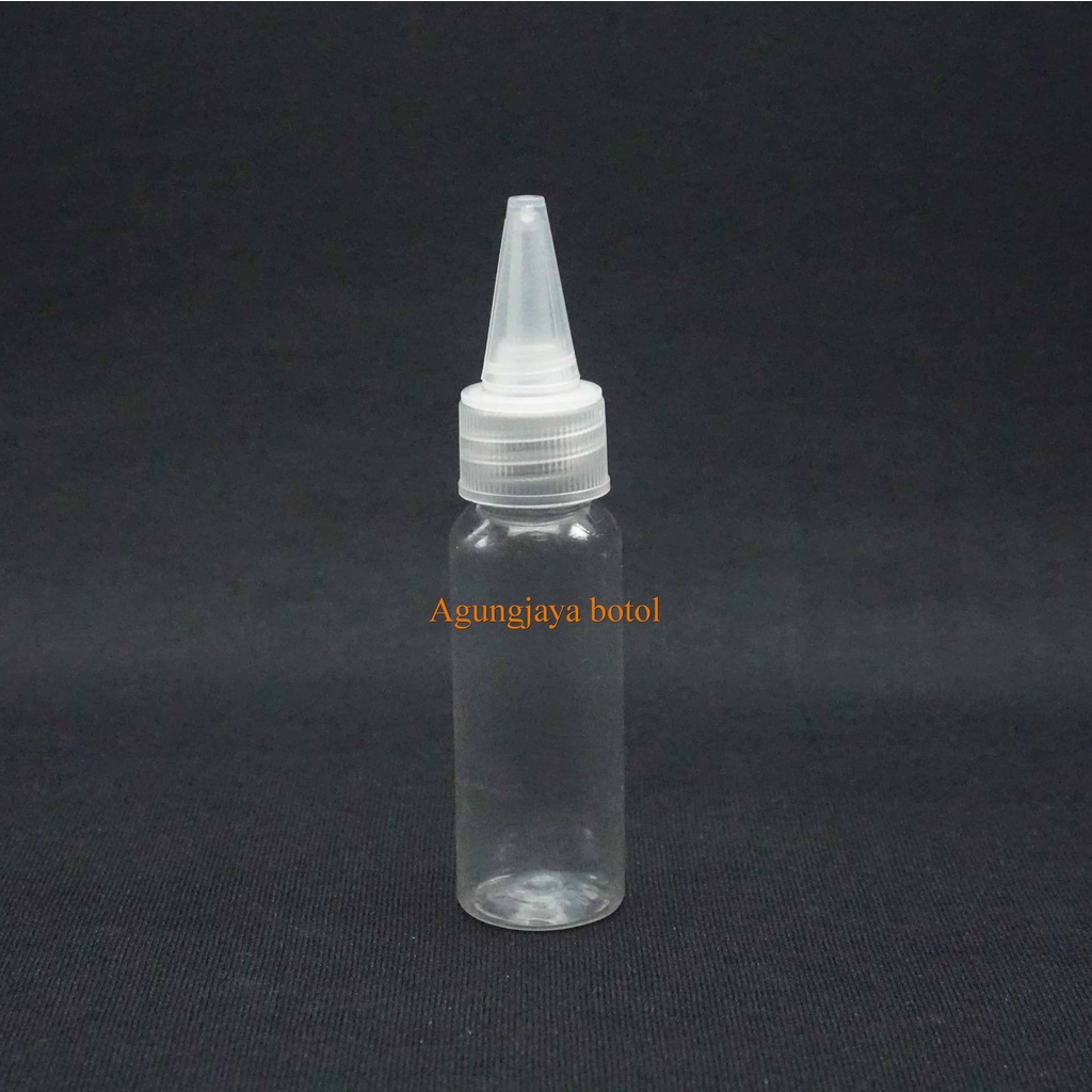 Jual Botol Pet 20 ml Br Natural Tutup Kerucut Neck 18 / Botol Pet ...