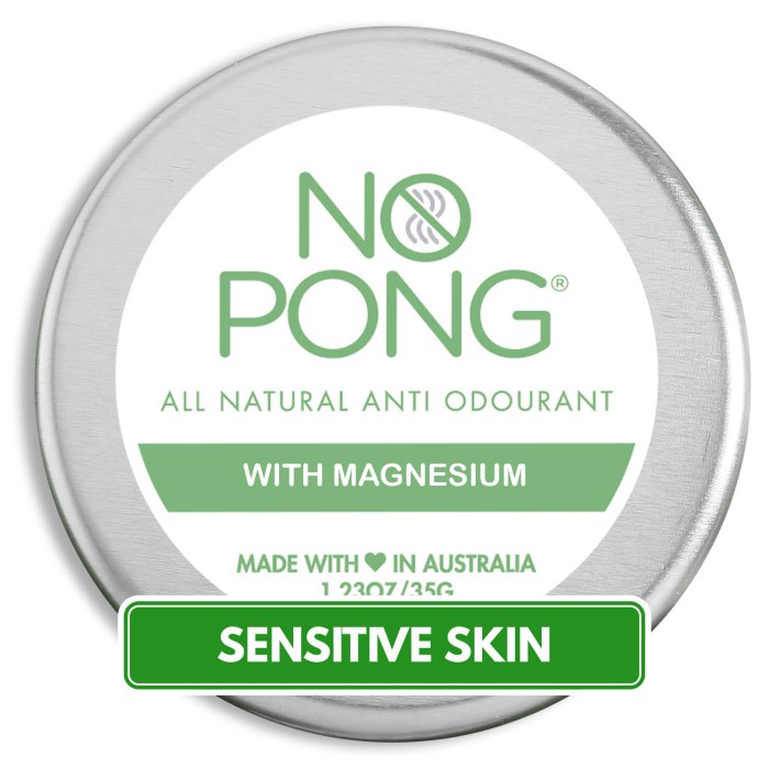 Jual NO PONG LOW FRAGRANCE BICARB-FREE ALL NATURAL ANTI ODOURANT 35G ...