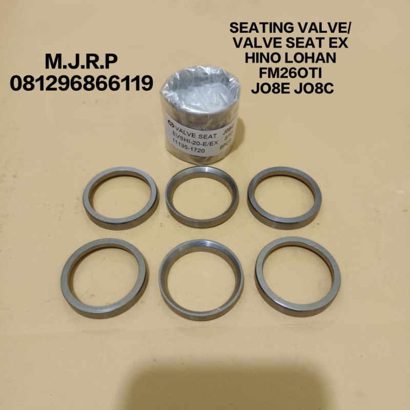 Jual SEATING VALVE EX SEAT VALVE STD HINO LOHAN FM26OTI JO8E/C 11135 ...