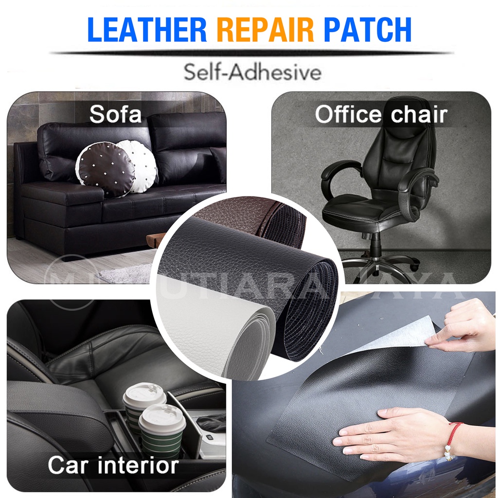 Jual Sticker Kulit Sofa Leather Stiker Perbaikan Kursi Jok Motor Mobil ...