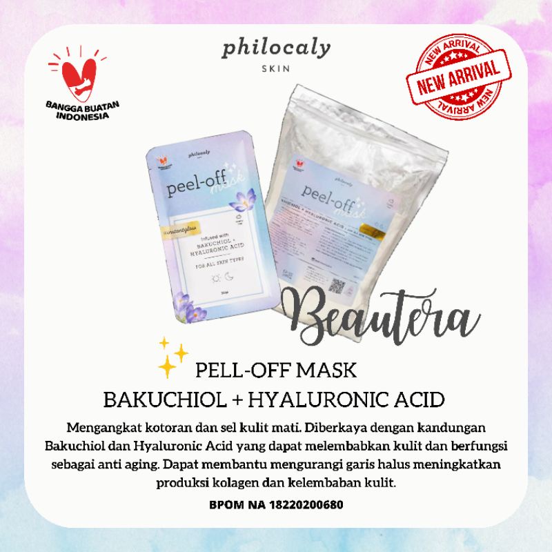 Jual 250 Gram Philocaly Skin Peel Off Mask Powder | Masker Rubber Jelly ...
