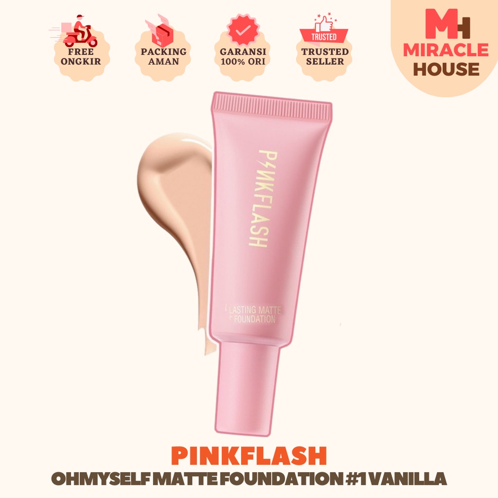 Jual PINKFLASH OhMySelf Weightless Long Lasting All-day Tahan Air Matte ...