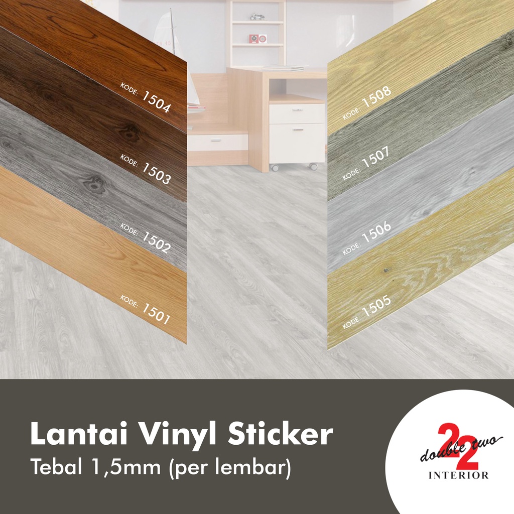 Jual Lantai VINYL STICKER Premium Motif Kayu (per lembar) | Shopee ...