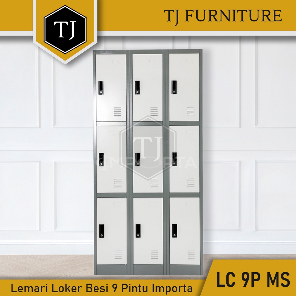 Jual Importa Loker Besi / Lemari Arsip / Locker Kantor Besi 9 Pintu / Steel Cabinet LC 9P MS ...