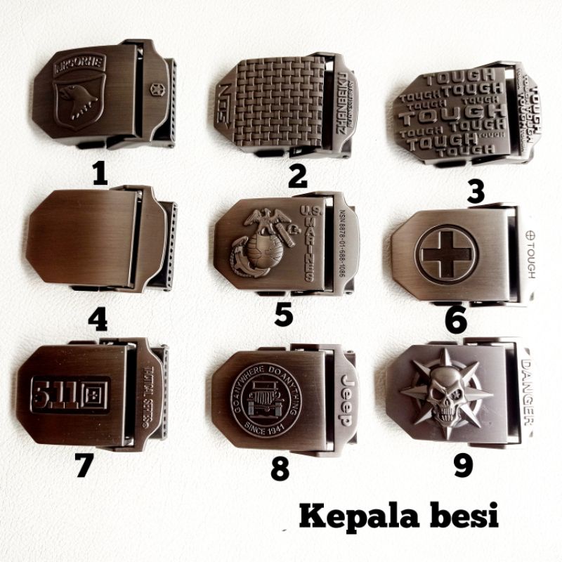 Jual KEPALA SABUK/KEPALA GESPER BESI MODEL JEPIT/BESI TEBAL | Shopee ...