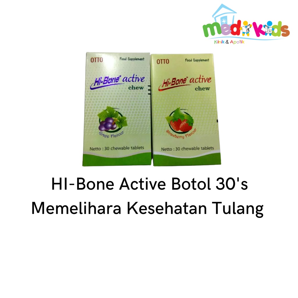Jual Hi-Bone Hi Bone Active Chew Botol 30 Tablet - Memelihara Kesehatan ...