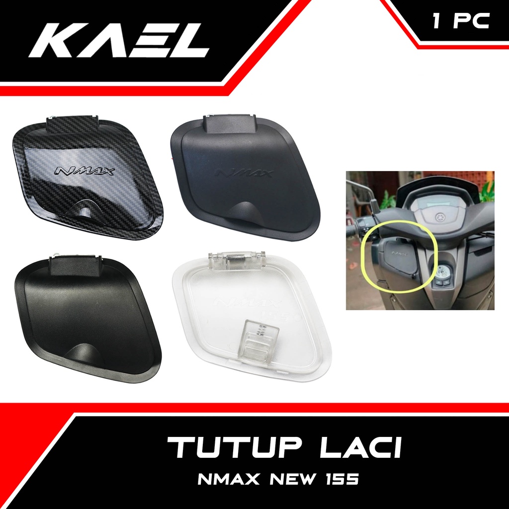 Jual Tutup Laci Yamaha NMAX New 155 2020-2021-Sekarang 2022 Cover Saku ...