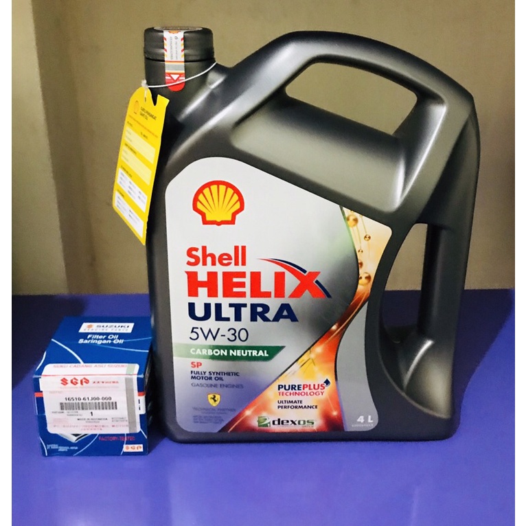 Jual oli ertiga / shell helix ultra 5w 30 4L | Shopee Indonesia
