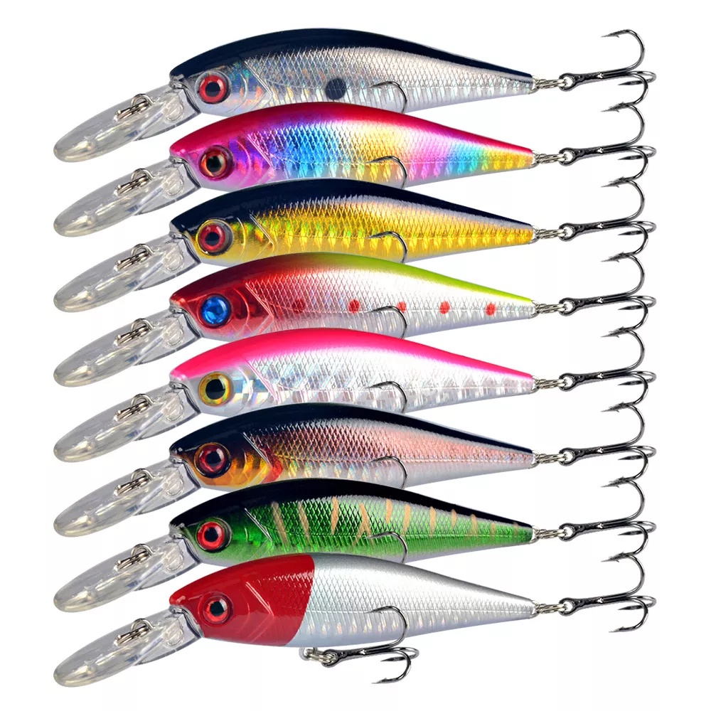 Jual Minnow Lure 10cm/9g Umpan Pancing Fishing Lure Ikan Floating ...
