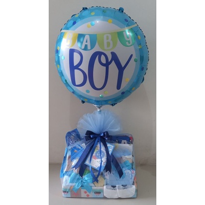 Jual [FREE BALON FOIL]bucket balon/buket hampers kekinian/hampers baby ...