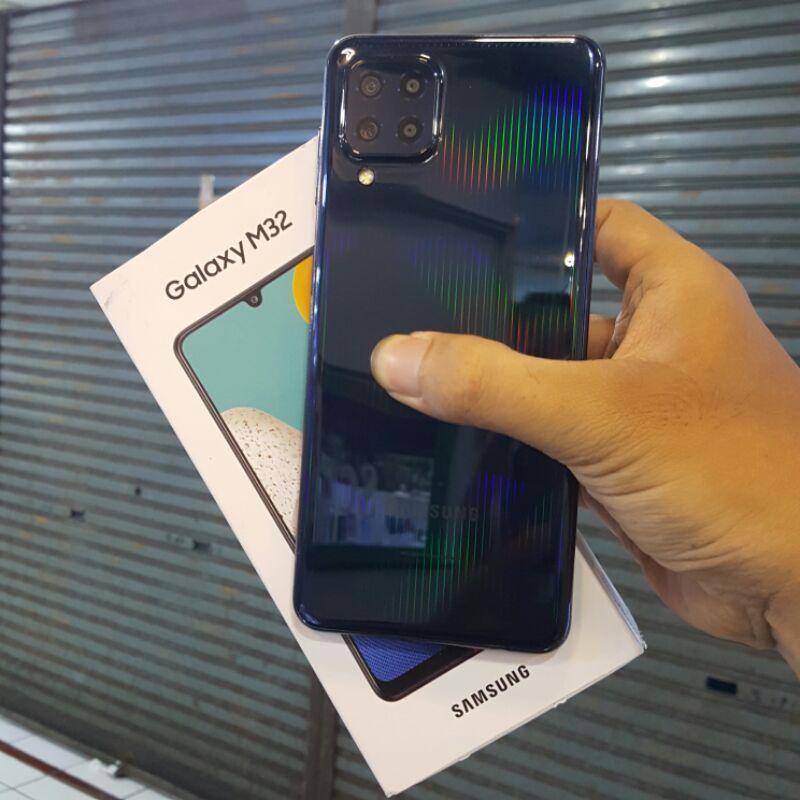 Jual samsung m32 ram 8gb internal 128gb second bekas fullset original ...