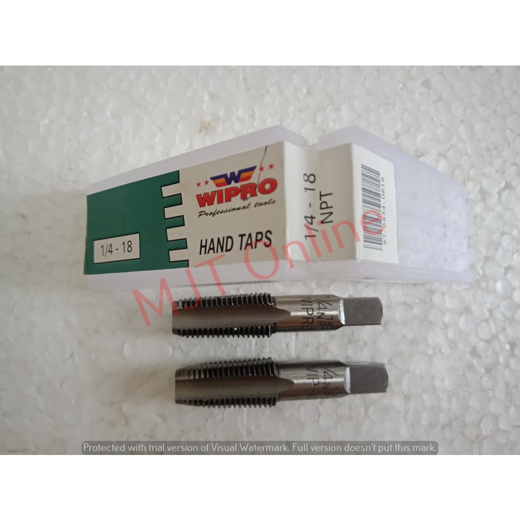 Jual Tap Pipa Set 2pcs 1/4 x 18 NPT WIPRO | Shopee Indonesia