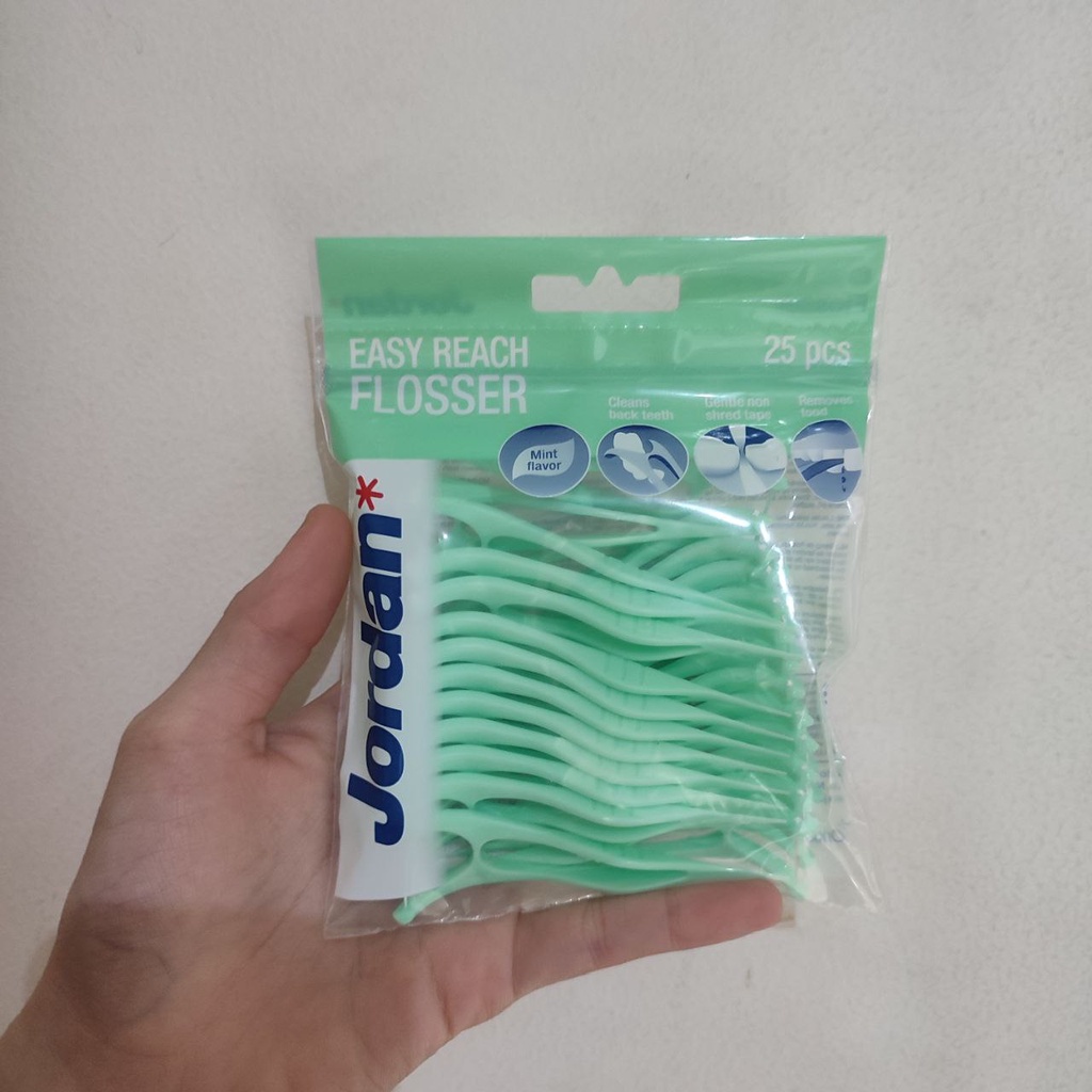 Jual Jordan Easy Reach Flosser isi 25 pcs | Shopee Indonesia