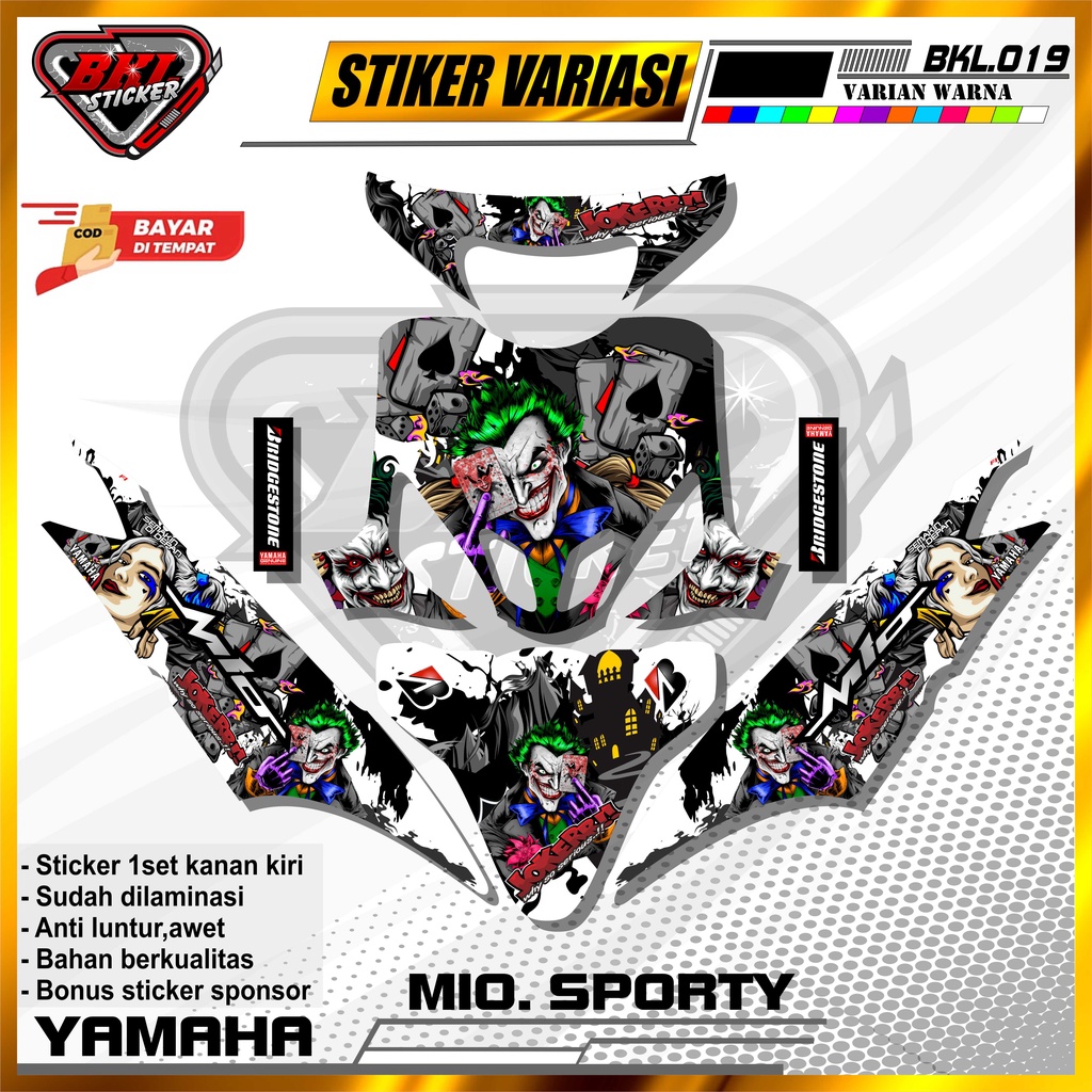Jual Stiker Striping DECAL Variasi Lis MIO SPORTY Full Body Desain ...