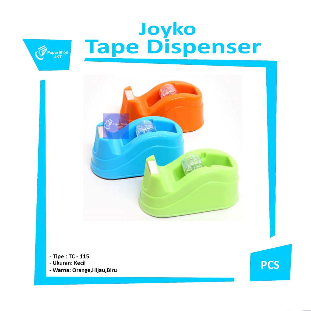 Jual JOYKO - Tape Dispenser TC-115 - Tempat Isolasi Kecil - Pcs ...