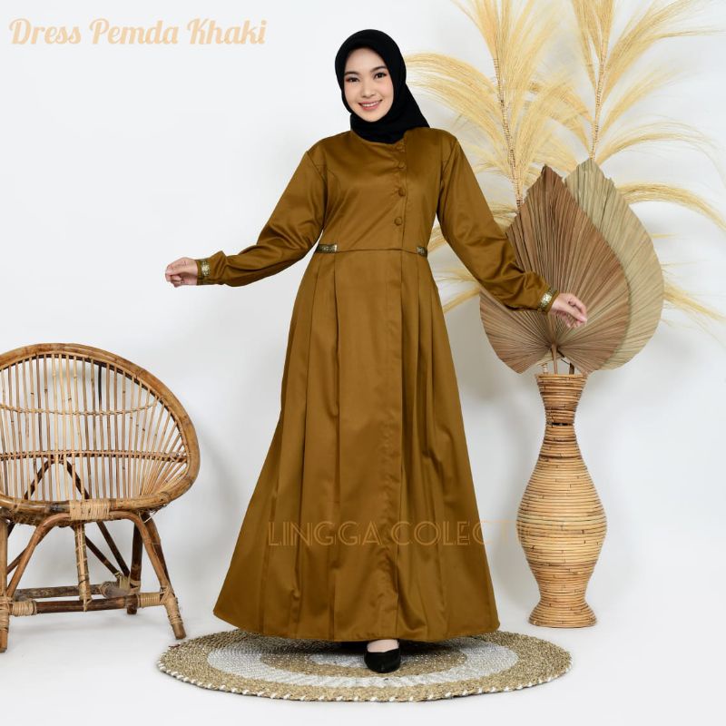 Jual Dress Pemda Pita Seragam Dinas Pns Katun Toyobo Fodu Original | Shopee Indonesia