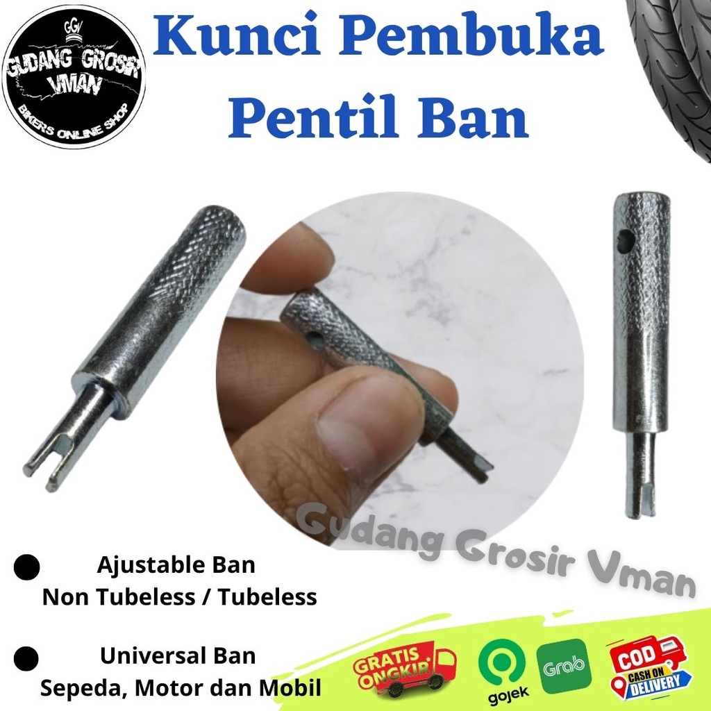 Jual Kunci Pentil Pembuka Pentil Ban Motor Mobil Sepeda Konci Pentil ...