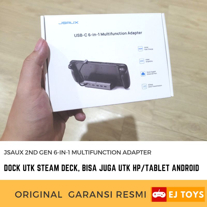 Jual EJ Toys JSAUX 6 in 1 Multifunction Adapter Dock Docking Station ...