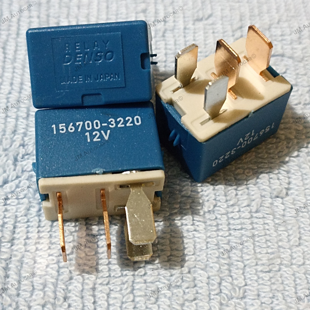 Jual Relay Denso Biru 12v kaki 4 Universal Mobil Motor | Shopee Indonesia