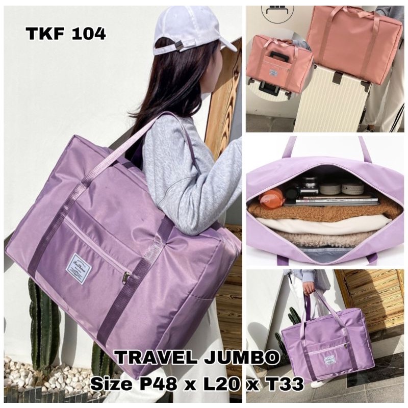 Jual Travel Bag Jumbo / Tas Besar Bisa Diatas Koper | Shopee Indonesia