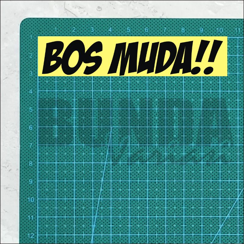 Jual stiker bos muda sticker cutting hologram | Shopee Indonesia