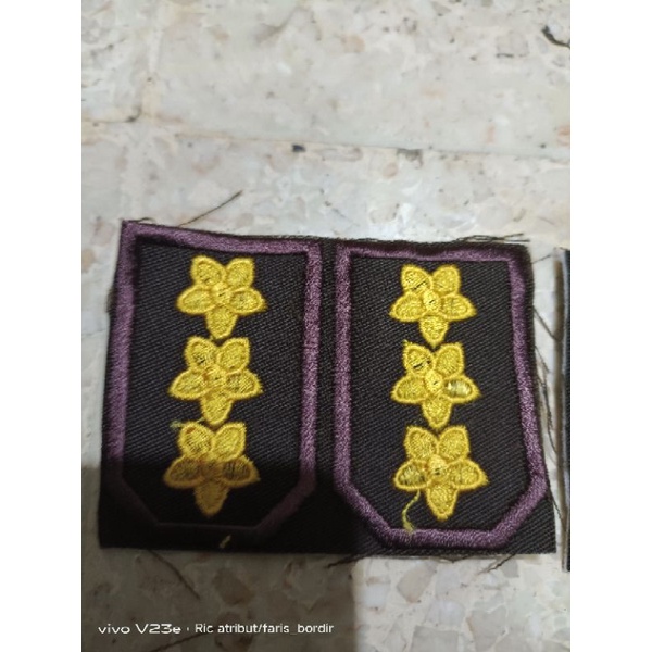 Jual pangkat polri pdl pangkat bordir polisi | Shopee Indonesia
