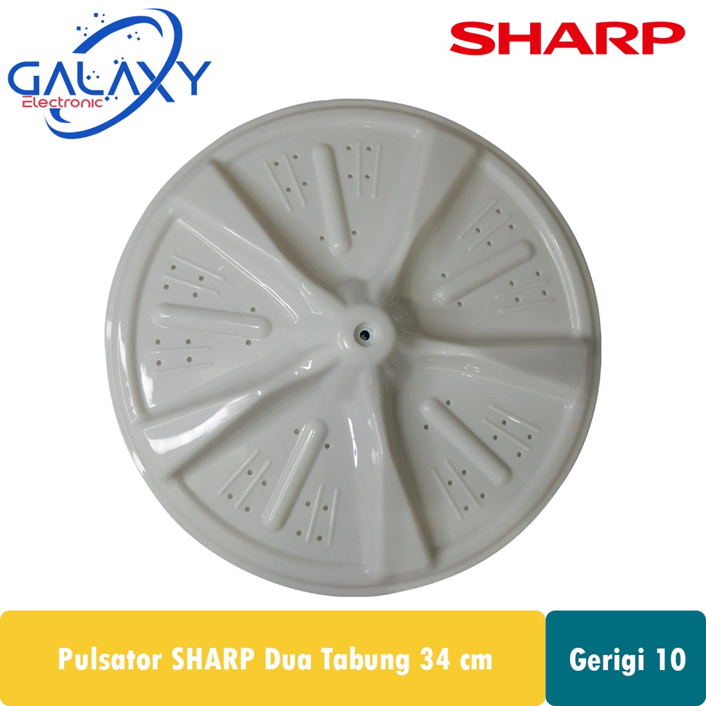 Jual Pulsator Mesin Cuci SHARP Dua Tabung Gerigi 10 Diameter 34 cm ...